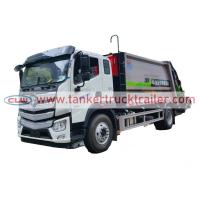 China Foton 4x2 14cbm Hydraulic Garbage Collection Compactor Truck for sale