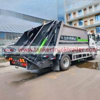 China Foton 4x2 14cbm Hydraulic Garbage Collection Compactor Truck for sale