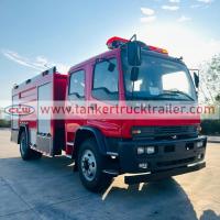 China ISUZU 4X2 5CBM Water Tank 1CBM Foam Tank Fire Truck for Municipal Fire Fighting for sale