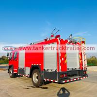 China ISUZU 4X2 5CBM Water Tank 1CBM Foam Tank Fire Truck for Municipal Fire Fighting for sale