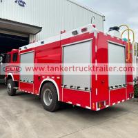 China HOWO 4X4 5CBM Fire Truck for Fire Suppression and Emergency Rescue for sale