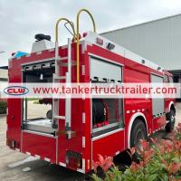 China HOWO 4X4 5CBM Fire Truck for Fire Suppression and Emergency Rescue for sale