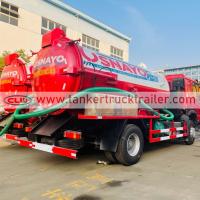 China Sinotruk HOWO 4x2 12000 litres Italy Moro Pump Vacuum Sewage Tank Truck for Sale for sale