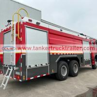 China HOWO 6X6 14CBM Fire Fighting Truck for Long-Distance Fire Suppression for sale