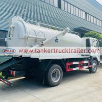 China Sinotruk HOWO 4x2 10000 liters Vacuum Sewage Suction Truck for Wastewater Collection for sale