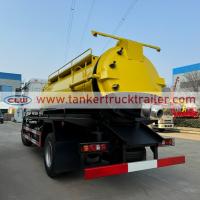 China Shacman 4x2 12000 litres Italy Jurop Pump Vacuum Sewage Tanker Truck for Waste Water Collection for sale