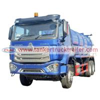 China Sinotruck HOWO NX 6x4 15000 liters Vacuum Sewer Tanker Truck for Waste Management for sale
