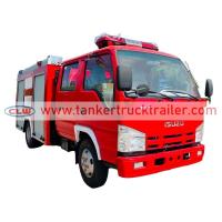 China ISUZU 100P 4X2 1.5CBM Water Tank 0.5CBM Foam Tank Fire Fighting Truck for sale