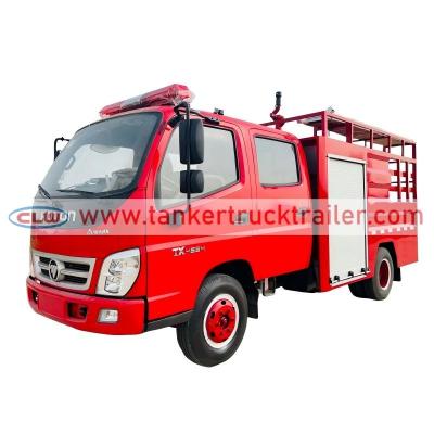 China Foton 4x2 25000Liters Special-Shaped Fire Truck for Municipal Fire Protection for sale