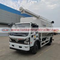 China Dongfeng 4x2 3 tons 6CBM Electric Bulk Feed Truck for Feed Mill for sale