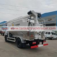 China Dongfeng 4x2 3 tons 6CBM Electric Bulk Feed Truck for Feed Mill for sale