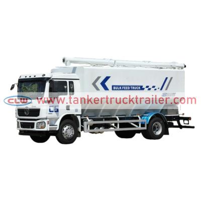 China Factory Supply Shacman 4x2 22CBM Hydraulic Bulk Feed Truck for Sale for sale