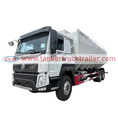 China Sinotruk HOWO 6X4 32CBM 16tons Hydraulic Control Bulk Feed Delivery Truck for sale