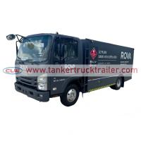 China ISUZU 4x2 5,000L Square Fuel Dispensing Tanker Truck for sale