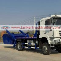 China Shacman 4x2 8Ton 10cbm Skip Loader Truck Garbage Truck for Municipal Cleaning Service for sale