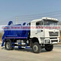 China Shacman 4x2 8Ton 10cbm Skip Loader Truck Garbage Truck for Municipal Cleaning Service for sale