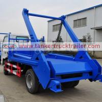 China ISUZU 4X2 5CBM 3 tons Skip Loader Garbage Truck for Waste Transfer Station for sale