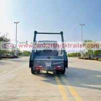 China Sinotruk HOWO 4×2 10CBM Skip Loader Roll Off Garbage Truck for Solid Waste Collection for sale