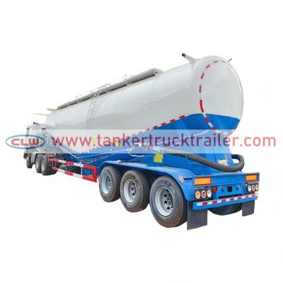 China 3 Axles 60cbm Dry Bulk Pneumatic Cement Tanker Trailer for sale