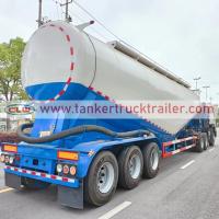 China 3 Axles 60cbm Dry Bulk Pneumatic Cement Tanker Trailer for sale