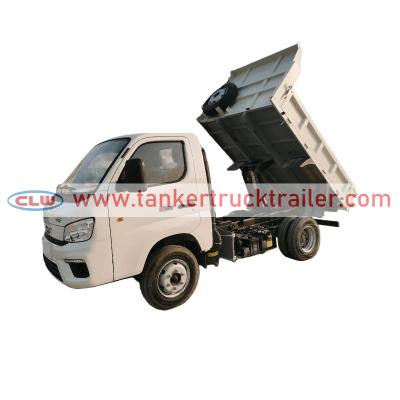 China Mini Foton Forland 1 Tons Tipper Garbage Truck for Sanitation Services for sale