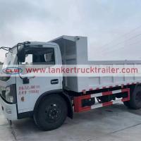 China Small Dongfeng 3 Tons Self-Unloading Garbage Truck for Construction Debris for sale
