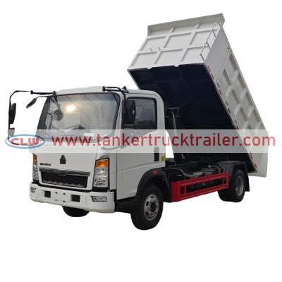 China Factory Supply Sinotruk HOWO 3 Tons Self-Unloading Garbage Truck for sale