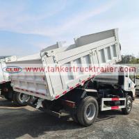China Small FAW 5 Tons Self-Unloading Garbage Dump Truck for Construction Debris for sale