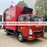 China HOWO 4X2 Chick Transport Truck with Cooling System for sale
