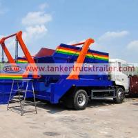 China Dongfeng 4x2 6cbm Arm Lift Garbage Container for Commercial Waste Collection for sale