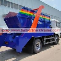 China Dongfeng 4x2 6cbm Arm Lift Garbage Container for Commercial Waste Collection for sale