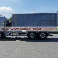 China HOWO 6X4 25CBM Hook Lift Garbage Truck with Detachable Waste Container for sale