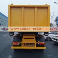 China HOWO 6X4 25m3 Heavy Duty Hook Loader Truck for Construction Waste for sale