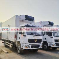 China Shacman L3000 10 Ton 12 Ton 6.8 Meters Reefer Truck for Fresh Meat Vegetables for sale