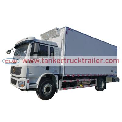 China Shacman L3000 10 Ton 12 Ton 6.8 Meters Reefer Truck for Fresh Meat Vegetables for sale