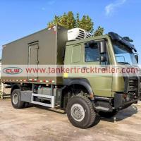 China Sinotruk HOWO 4WD Off Road 10 Ton 12 Ton Refrigerated Truck for Armed Forces for sale
