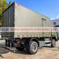 China Sinotruk HOWO 4WD Off Road 10 Ton 12 Ton Refrigerated Truck for Armed Forces for sale