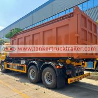 China ISUZU GIGA 6X4 20CBM Hydraulic Hook Arm Truck with Interchangeable Garbage Bins for sale