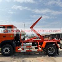 China HOWO 4x2 5CBM 8CBM 220HP Hook Lift Garbage Truck with Hydraulic Loading System for sale