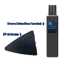 China Direction Finding Handheld Drone Detector for  DJI PARROT AUTEL FIMI YUNEEC HUBSAN Series for sale