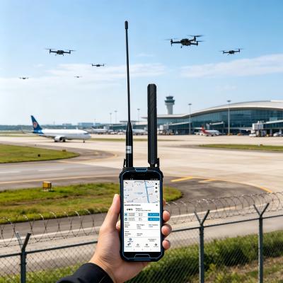 China Handheld Design FPV Drone Detector UAV Locator With Frequency Range 600 MHz- 6 GHz for sale