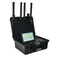 China Portarble Design Suitcase Drone Detector 5km Radius Range With Touch Screen Interface for sale