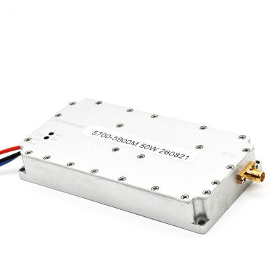 China 50W 5700-5900 MHz GaN Anti Fpv Module RF Power Amplifier High Linearity for sale