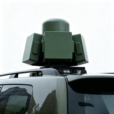 China Vehicle Mounted Drone Detection System With 5km Detection Radius And 360° Full Frequency for sale