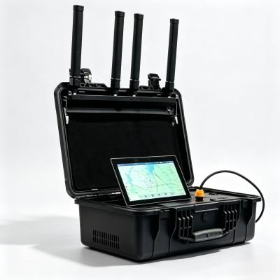 China 5-10km Briefcase Style Portable Drone Detector IP65 Low Altitude Drone Detection System for sale