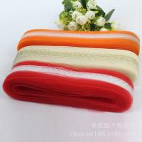 China Polyester Mesh Fabric 60gsm For Millinery Supplies And Hat Decoration for sale