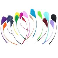 China Loose Stripped Carnival Feathers , Event Party Goose Nagoire Feathers Dyed Colorful for sale