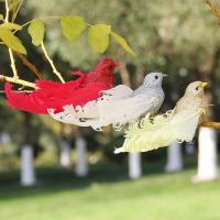 China Christmas Festival Party Decoration Feather Bird 10*10 Cm Size And Fast Shipping for sale