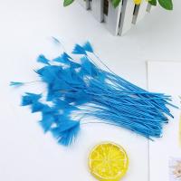 China 8-10cm Dyed Stripped Goose Carnival Feathers For Customer Requirements for sale