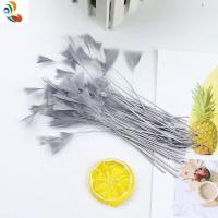 China 8-10cm Dyed Stripped Goose Carnival Feathers For Customer Requirements for sale